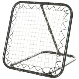 HOMCOM Baseball Rebounder Kickback Tor Rückprallwand Netz Rückprall Faltbar Metall+PE Schwarz 78 x 84 x 65-