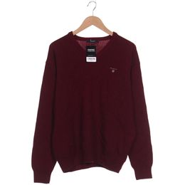 Gant Herren Pullover, bordeaux, Gr. 54