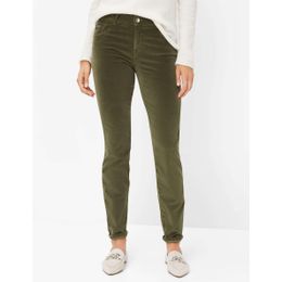 Brax Damen Röhrenjeans Style SHAKIRA, Khaki, Gr. 34