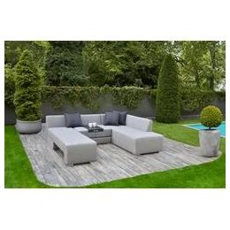 Gartenlounge-Set Garden Pleasure "WELLINGTON" Sitzmöbel-Sets grau