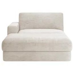 Recamiere RAUM.ID "Innovid", beige (creme), B:132cm H:87cm T:196cm, 100% Polyester, Sofas, Modernes Modul-Polsterprogramm