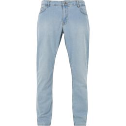 Bequeme Jeans DEF "DEF Herren Holger Jeans" Gr. 32/34, Länge 34, blau (light blue denim) Herren Jeans