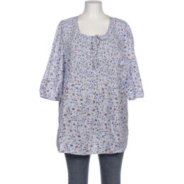 Selection by Ulla Popken Damen Bluse, blau, Gr. 50