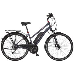 FISCHER BIKE E-Bike FISCHER FAHRRAD "VIATOR ETD 2222 557" E-Bikes Gr. 44 cm, 28 Zoll (71,12 cm), schwarz (anthrazit matt) Pedelec, Elektrofahrrad für Damen, Trekkingrad Bestseller