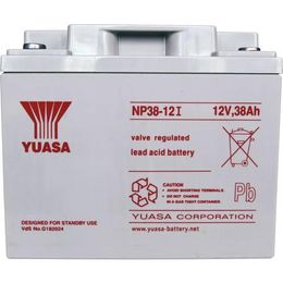 Yuasa NP38-12 NP38-12 Bleiakku 12 V 38 Ah Blei-Vlies (AGM) (B x H x T) 197 x 170 x 165 mm M5-Schraubanschluss Wartungsfrei, VDS-Zertifizierung