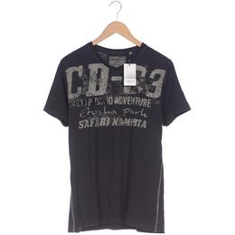 CAMP DAVID Herren T-Shirt, grau, Gr. 52