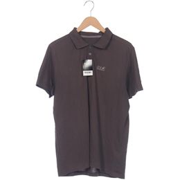 Jack Wolfskin Herren Poloshirt, grau, Gr. 56