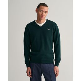 Gant Superfine Lambswool V-Neck Pullover