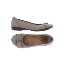 Gabor Damen Ballerinas, beige, Gr. 5