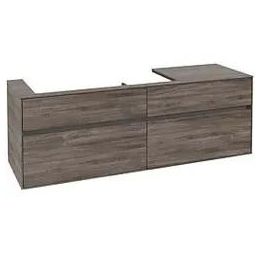 Villeroy & Boch Villeroy und Boch Collaro Waschtischunterschrank C02900RK 160x54,8x50cm, Waschtisch links, Stone Oak