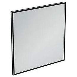 Ideal Standard Conca Spiegel T3967BH 100x3,8x100 cm, eckig, mit Beleuchtung, neutral, Rahmen schwarz