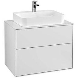 Villeroy & Boch Villeroy und Boch Finion Waschtischunterschrank G34100MT 80x60,3cm, Emotion, Abdeckplatte white matt, White matt lacquer