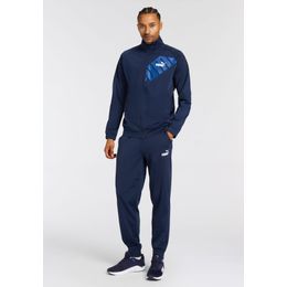 Jogginganzug Puma "POWER POLY TRACKSUIT" Gr. M, blau (club navy) Herren Sportanzüge