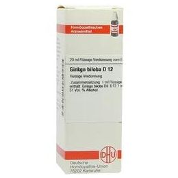 DHU-Arzneimittel Ginkgo Biloba D 12 Dilution 20 ml