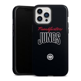 DeinDesign iPhone 13 Pro Max Handy Panzer Handyh&uuml;lle robuste Outdoor H&uuml;lle Schutzh&uuml;lle gl&auml;nzend Eintracht Frankfurt Sge Official Licensed Product Tough Case