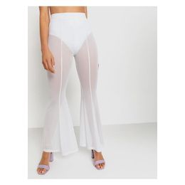 LSCN BY LASCANA Stretch-Hose weiß Gr. 40 für Damen. Figurbetont