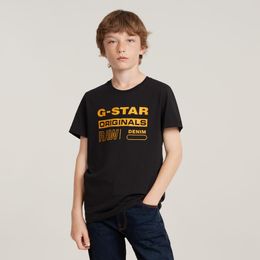 G-Star Raw Kids T-Shirt G-Star Originals - Schwarz - jungen