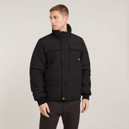 G-Star Raw 4 Pocket Quilted Padded Jacke - Schwarz - Herren