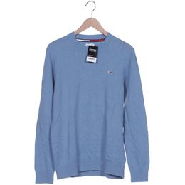 Tommy Jeans Herren Pullover, blau, Gr. 46