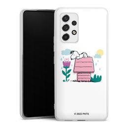 DeinDesign Galaxy A53 5G Handy Silikon H&uuml;lle Case transparent Handyh&uuml;lle Official Licensed Product Snoopy Dog Silikon Case