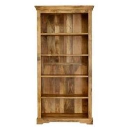 Bücherregal Guru 100x200x45 aus Mangoholz