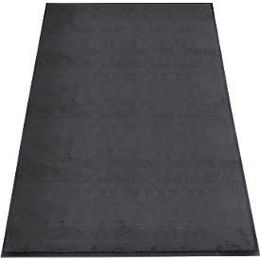 Schmutzfangmatte miltex Eazycare Style, eckig, antistatisch, UV-beständig, waschbar, High-Twist-Nylon & Niltrilgummi, 1200 x 2000 mm, schwarzgrau