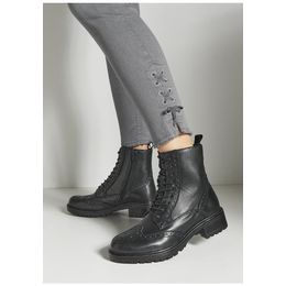 Lascana Schnürboots schwarz Gr. 42 für Damen. Nachhaltig.