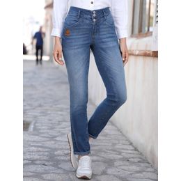 Bequeme Jeans Casual Looks Gr. 25, Kurzgrößen, blau (blue, stone, washed) Damen Jeans