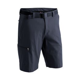 Funktionsshorts Maier Sports "Huang" Gr. 62, Normalgrößen, blau (dunkelblau), Herren, 90%Polyamid, 10% Elasthan, Hosen, Herren Shorts, kurze Outdoor-Hose, Bermudas mit 4 Taschen, Regular Fit