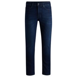 Slim-fit-Jeans BOSS Orange "DELAWARE BO" Gr. 32, Länge 30, blau (dark blue406) Herren Jeans