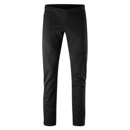 Fahrradhose Gonso "Adventure Pants Softshell Hybrid M" Gr. S, Normalgrößen, schwarz Herren Hosen Radhose, winddichte Softshell-Hose