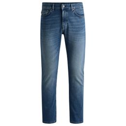 Slim-fit-Jeans BOSS Orange "DELAWARE BO" Gr. 32, Länge 32, blau (medium blue427) Herren Jeans