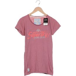 Superdry Damen T-Shirt, pink, Gr. 42