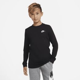 Nike Sportswear Langarm-T-Shirt für ältere Kinder (Jungen) - Schwarz