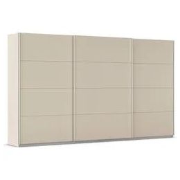 Schwebetürenschrank Rauch "Kleiderschrank Schrank Garderobe AGORDO mit Dekor- oder Hochglanzfront" Schränke Gr. B/H/T: 360cm x 210cm x 62cm, 3 St., beige (champagner) durchdachte Innenausstattung, in 4 Breiten und 2 Höhen MADE IN GERMANY