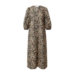 minimum Kleid 'Leopina' Damen Gr&ouml;&szlig;e 34 beige / ocker / hellbraun / schwarz Winterkleid
