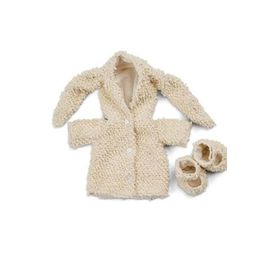 Smallstuff Doll Clothing Shoes & Bouclé Coat with bunny ears