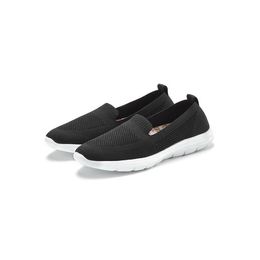 Lascana Slipper 'Slip-On-Sneaker' schwarz Gr. 36 für Damen