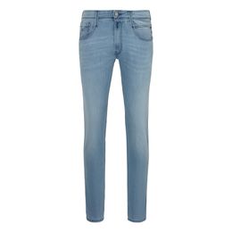 Slim-fit-Jeans Replay "ANBASS" Gr. 32, Länge 36, blau (light blue) Herren Jeans