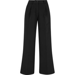 Urban Classics Bundfaltenhose Damen Gr&ouml;&szlig;e 36 schwarz