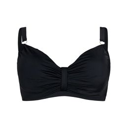 Swim By Zizzi Bikini Top female Black size 48