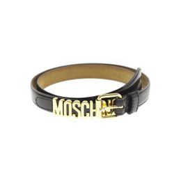 Moschino Damen Gürtel, schwarz, Gr. 75