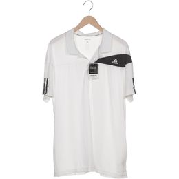 Adidas Herren Poloshirt, weiß, Gr. 56