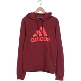 Adidas Herren Kapuzenpullover, rot, Gr. 48