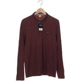 BOSS Orange Herren Poloshirt, bordeaux, Gr. 52