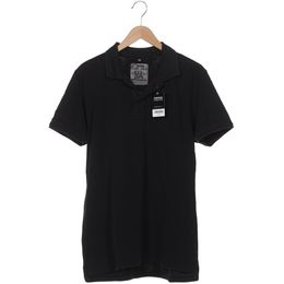 CAMP DAVID Herren Poloshirt, schwarz, Gr. 54