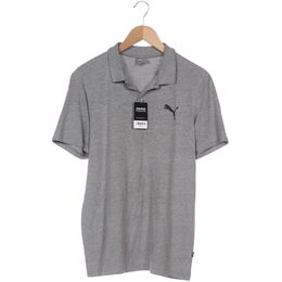 Puma Herren Poloshirt, grau, Gr. 52