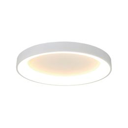 LED-Deckenlampe Niseko II, CCT, Fernbedienung, Ø 65 cm, weiß