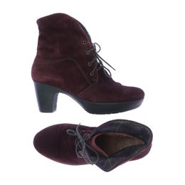 Think! Damen Stiefelette, bordeaux, Gr. 37.5