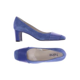 Heine Damen Pumps, blau, Gr. 38